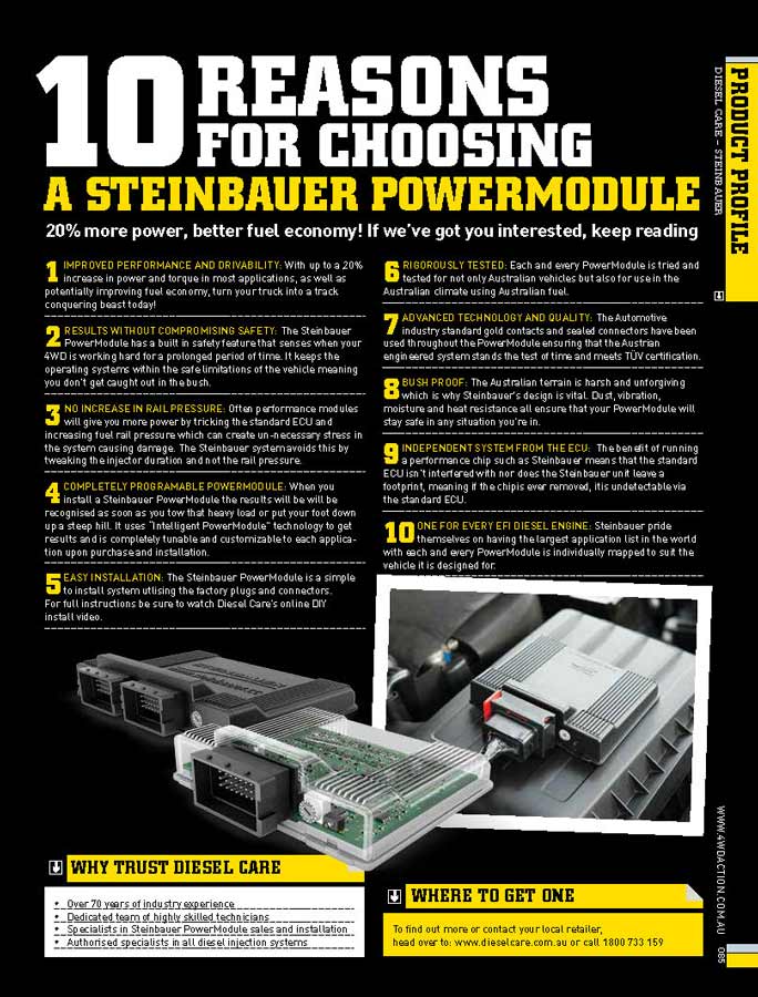 10 Reasons for Choosing a STEINBAUER Power Module - Diesel Care