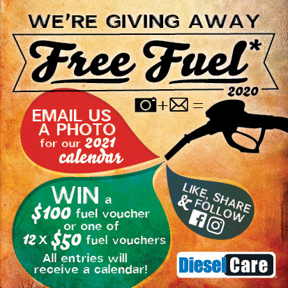 Free Fuel Giveaway 2020 Photo Competition - Diesel Care